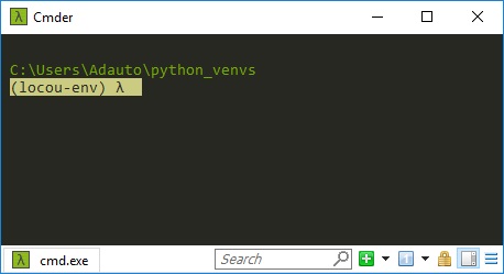Cmder lambda and info virtualenv not appearing or the color is wrong · Issue #1529 · cmderdev ...