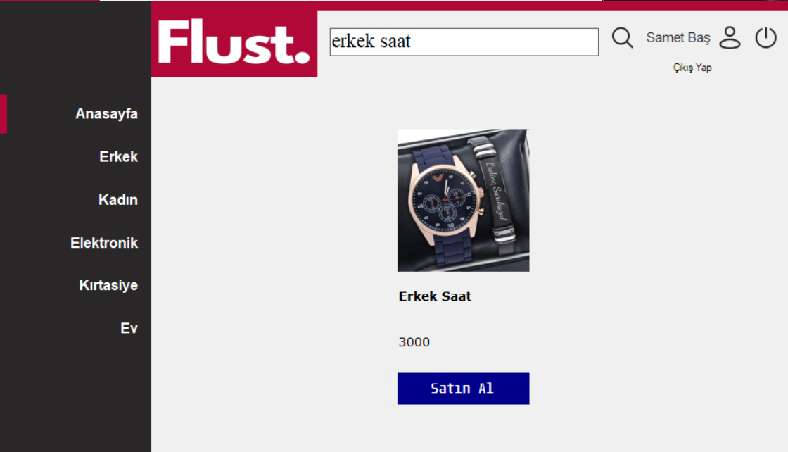GitHub - samet-bas/e-shopping-application: An application for e-shopping named Flust. Visual ...