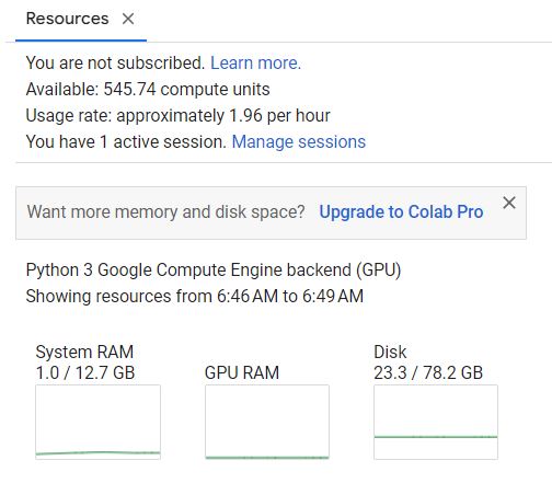 Cannot connect to a high RAM runtime even with 544 compute units · Issue #3769 · googlecolab ...