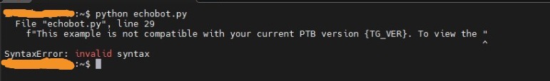 Como Iniciar Echobot · Issue 3133 · Python Telegram Botpython Telegram Bot · Github