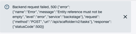 Template should work · Issue #14282 · backstage/backstage · GitHub