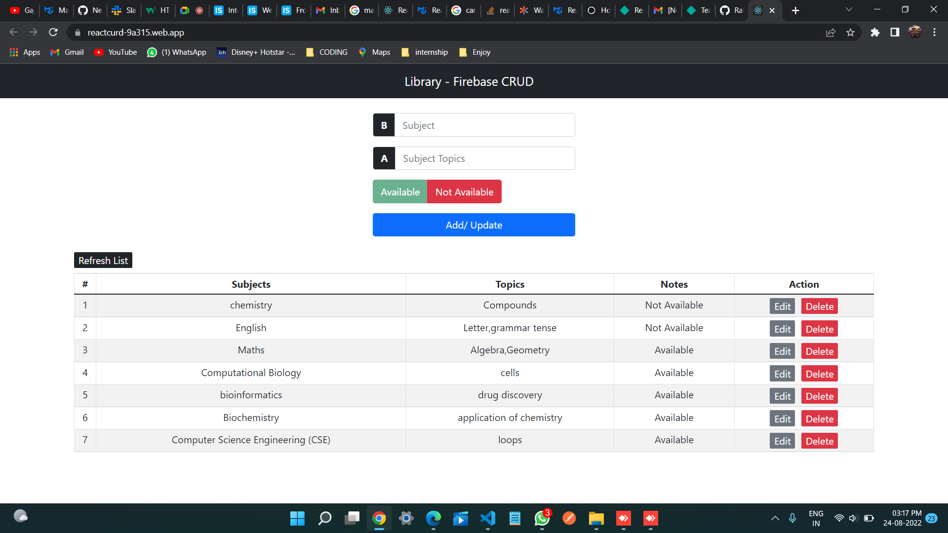 GitHub - RahulReddy272001/webappFirebase