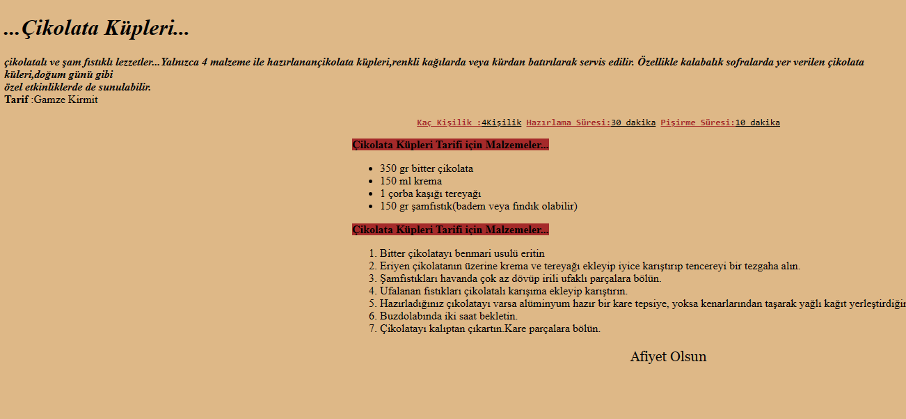 GitHub - gamzekirmit/Cikolatali-Kup-Tarifi