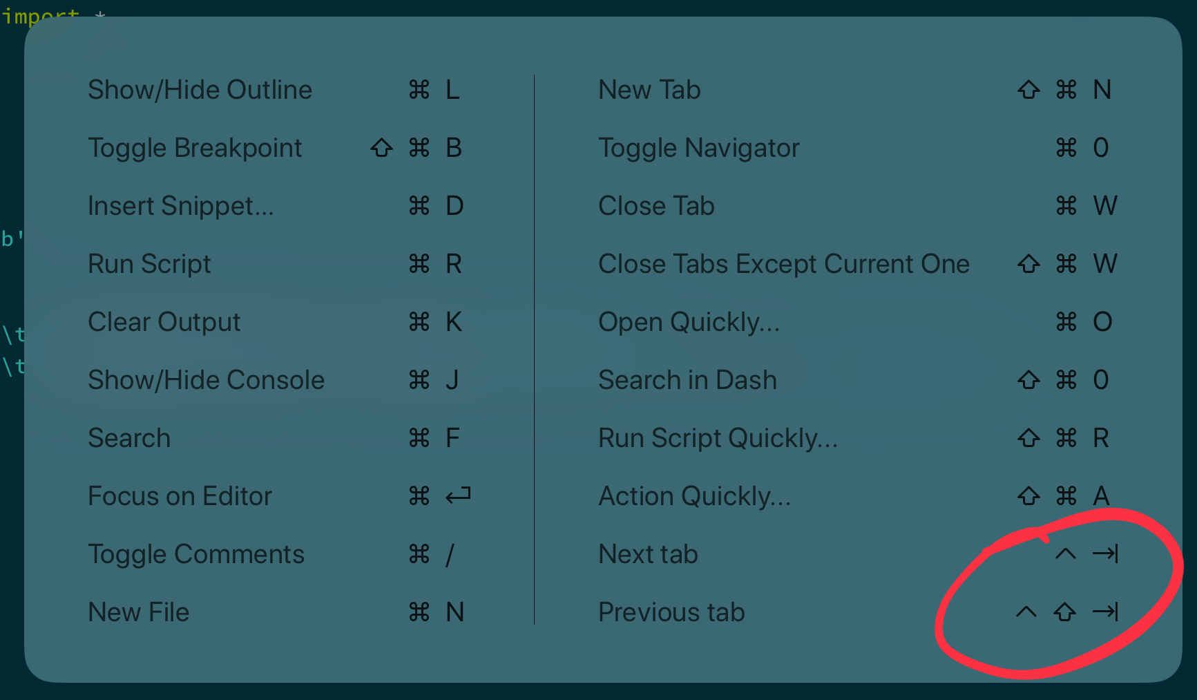 Request - HW Keyboard shortcut to change tabs · Issue #342 · omz/Pythonista-Issues · GitHub