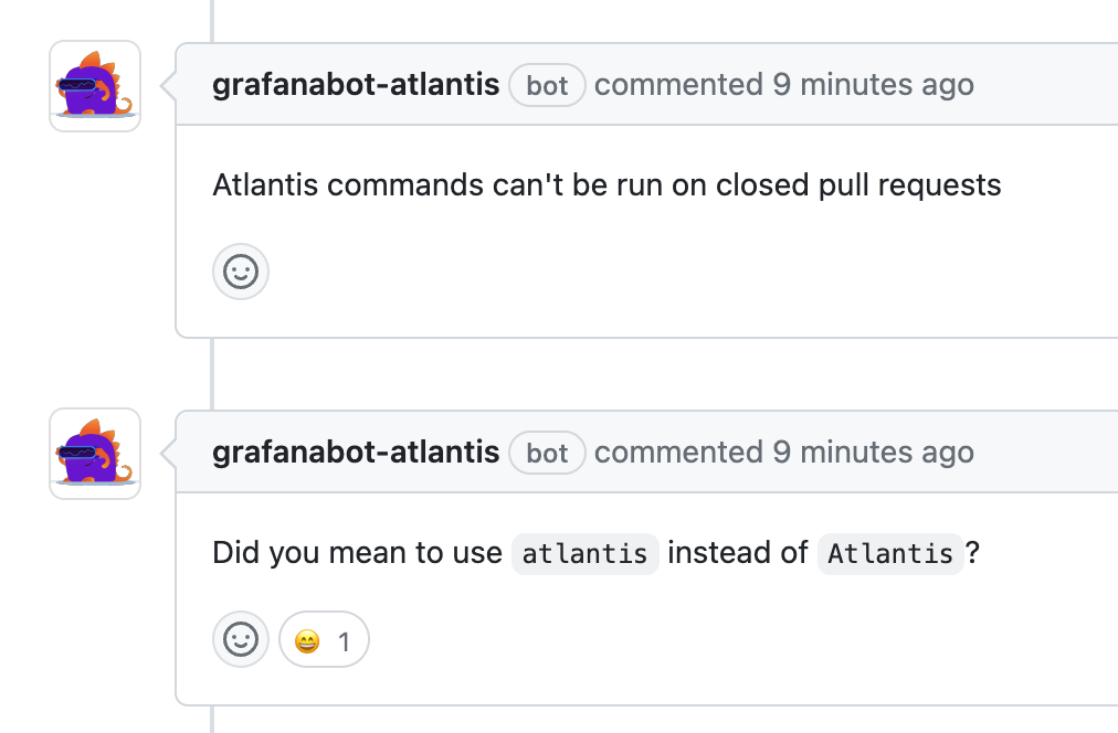 Atlantis reacts to comments from itself · Issue #3605 · runatlantis/atlantis · GitHub