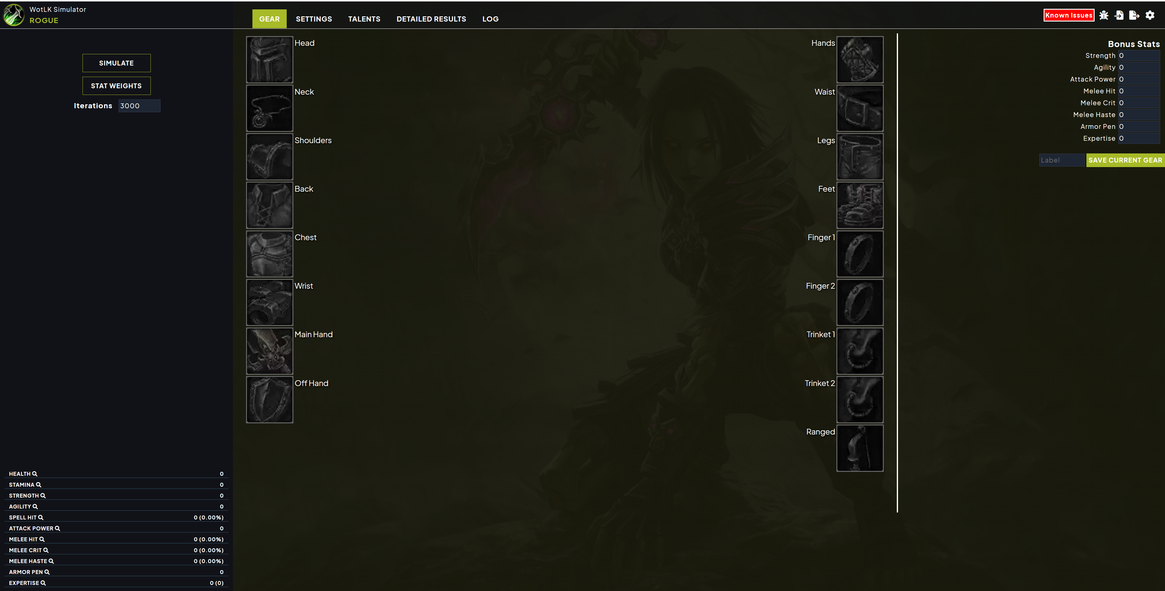 Cant choose items on character slots · Issue #1286 · wowsims/wotlk · GitHub