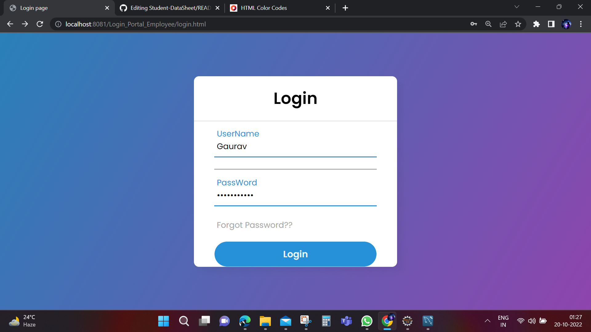 GitHub - fighter1016/Student-DataSheet: This Project Contains JAVA ...