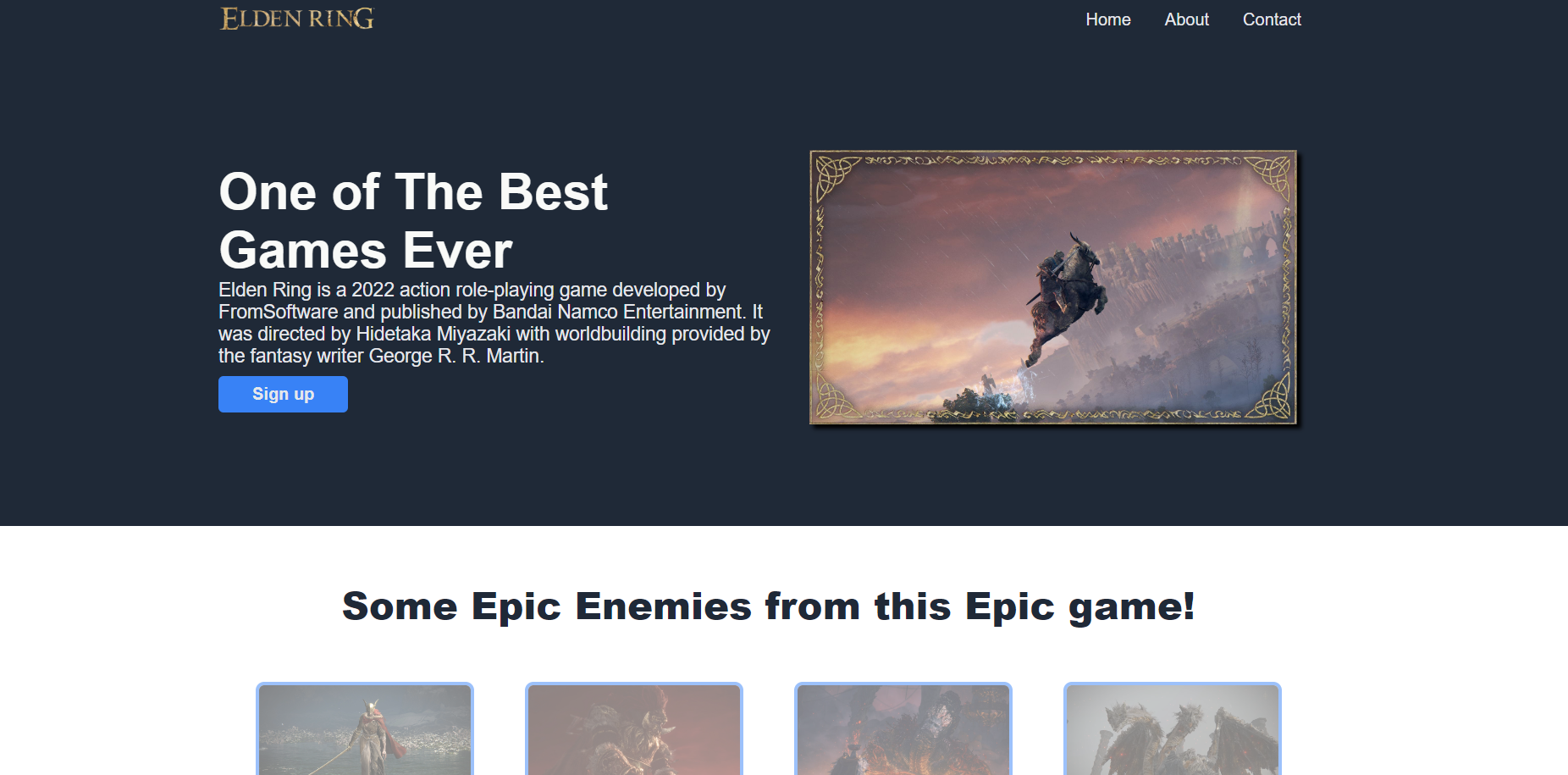 GitHub - bragarr/Project-Webpage-Elden_Ring-Theme: This is a project designed and created by me ...