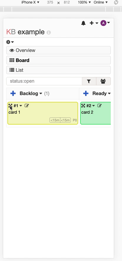 Drag and drop cards on mobile devices cause page to shrink · Issue #4271 · kanboard/kanboard ...