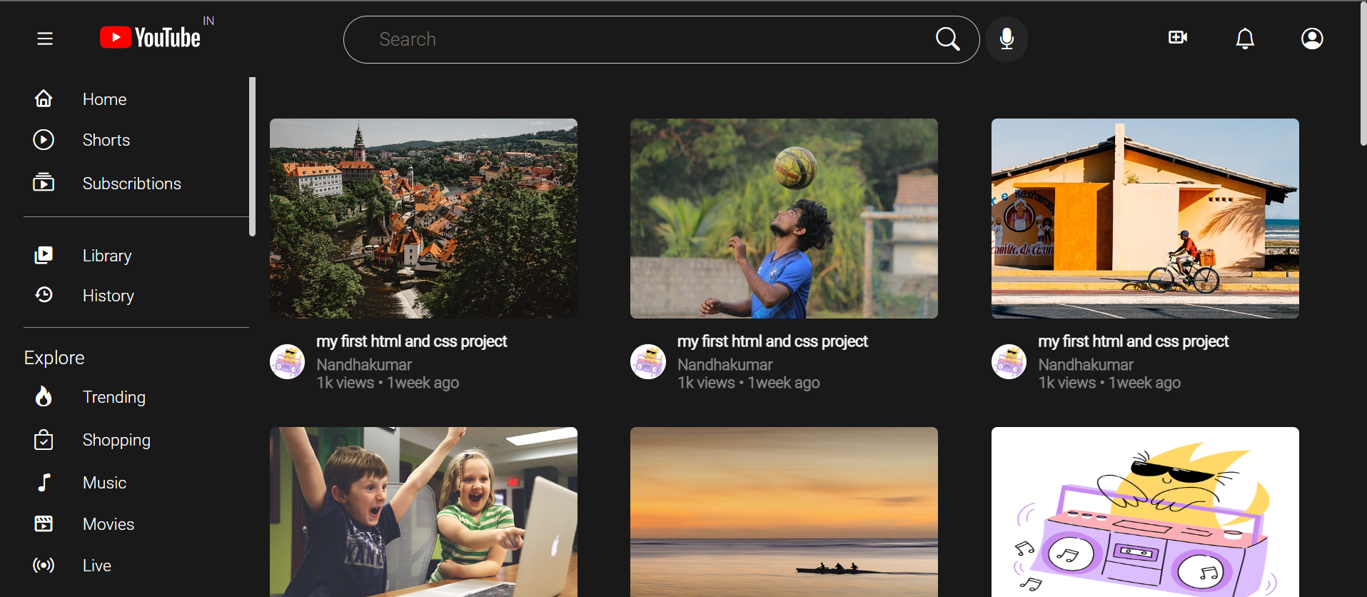 GitHub - N4NDH4KUM4R/YouTube-clone: Hello developers, I hope you are doing good. Today, in this ...