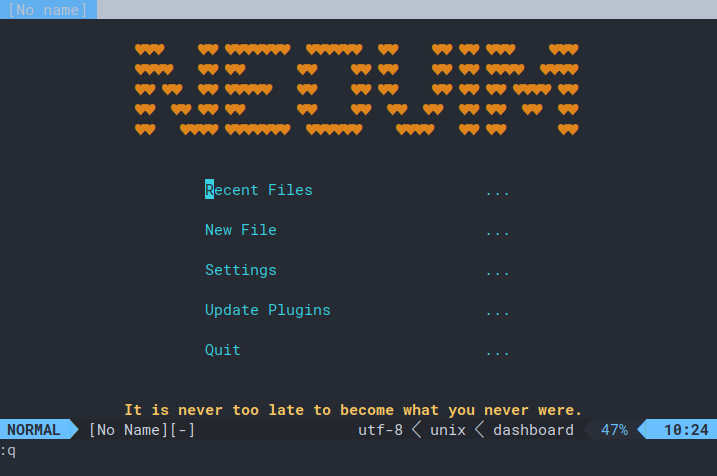 Resizing & statuslines · Issue #191 · nvimdev/dashboard-nvim · GitHub
