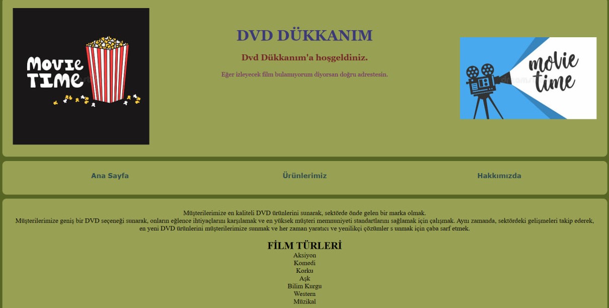 GitHub - hilmitunahan/DVD-SHOP: First css repository
