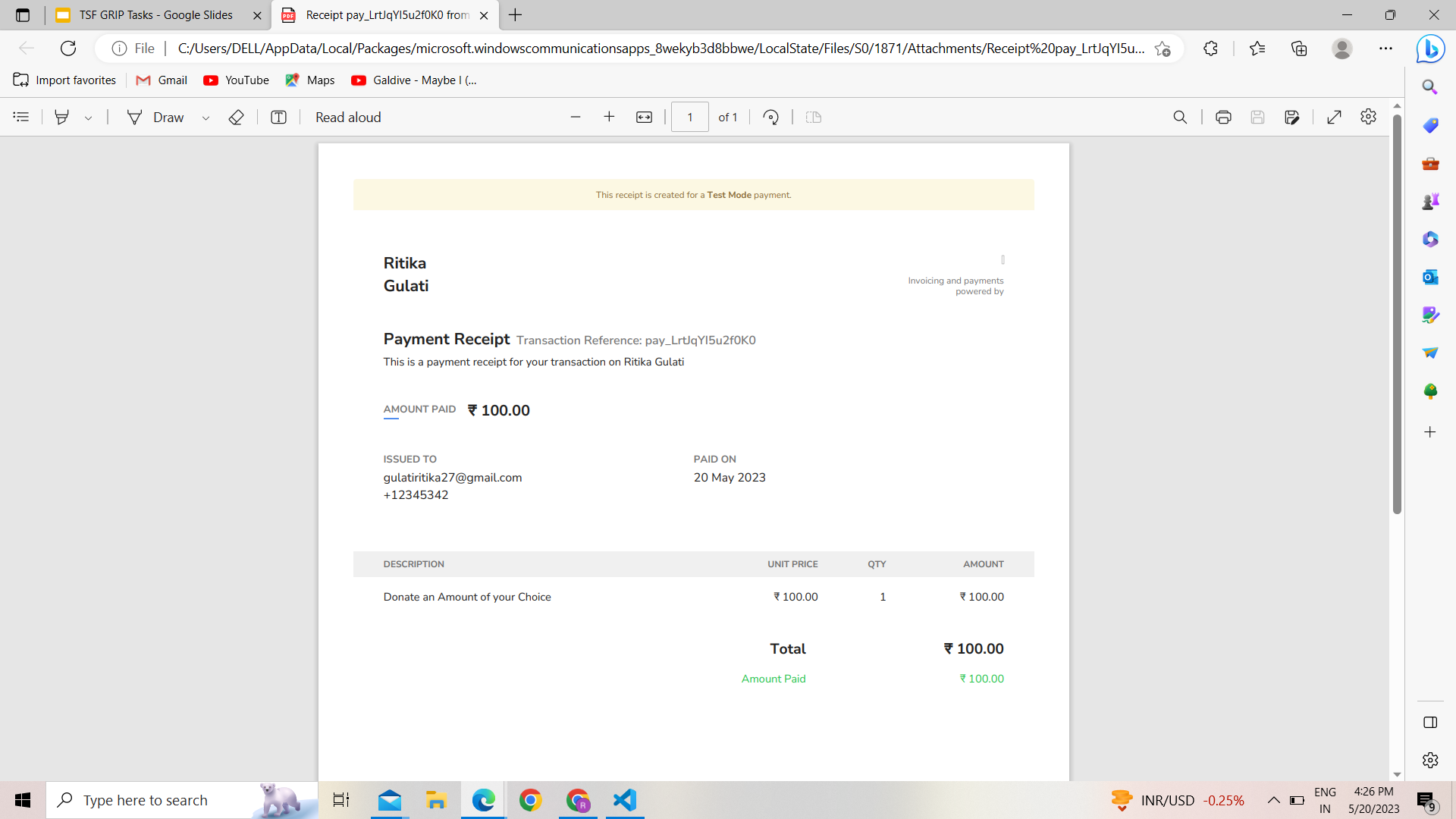 GitHub - ritika2707/Payment-Gateway-Integration