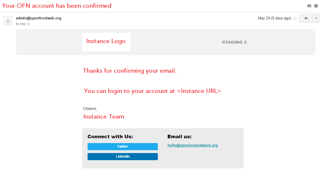 Email confirmation | Enterprise sign up · Issue #1585 · openfoodfoundation/openfoodnetwork · GitHub