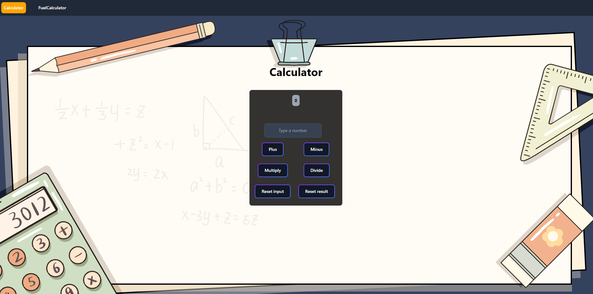 GitHub - Kamil-Drozdz/calculator-app