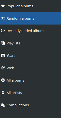 [navigation] Random albums selection · Issue #546 · jaedb/Iris · GitHub