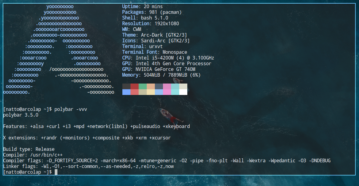 EWMH is not present on initial boot or after making changes to the ...