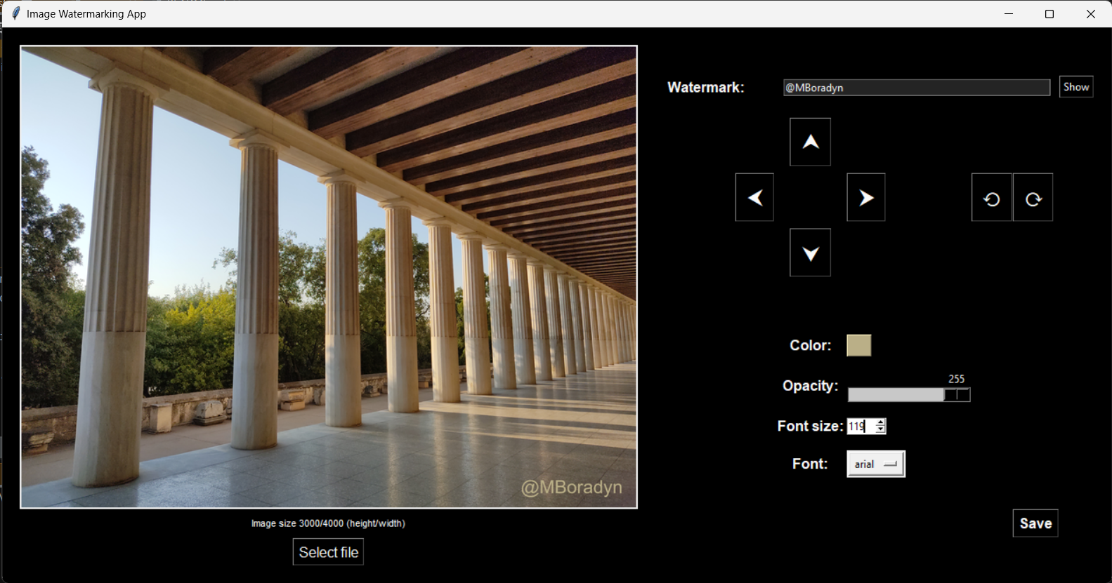 GitHub - Veluthil/Image-Watermarking-App: App that allows to add a ...