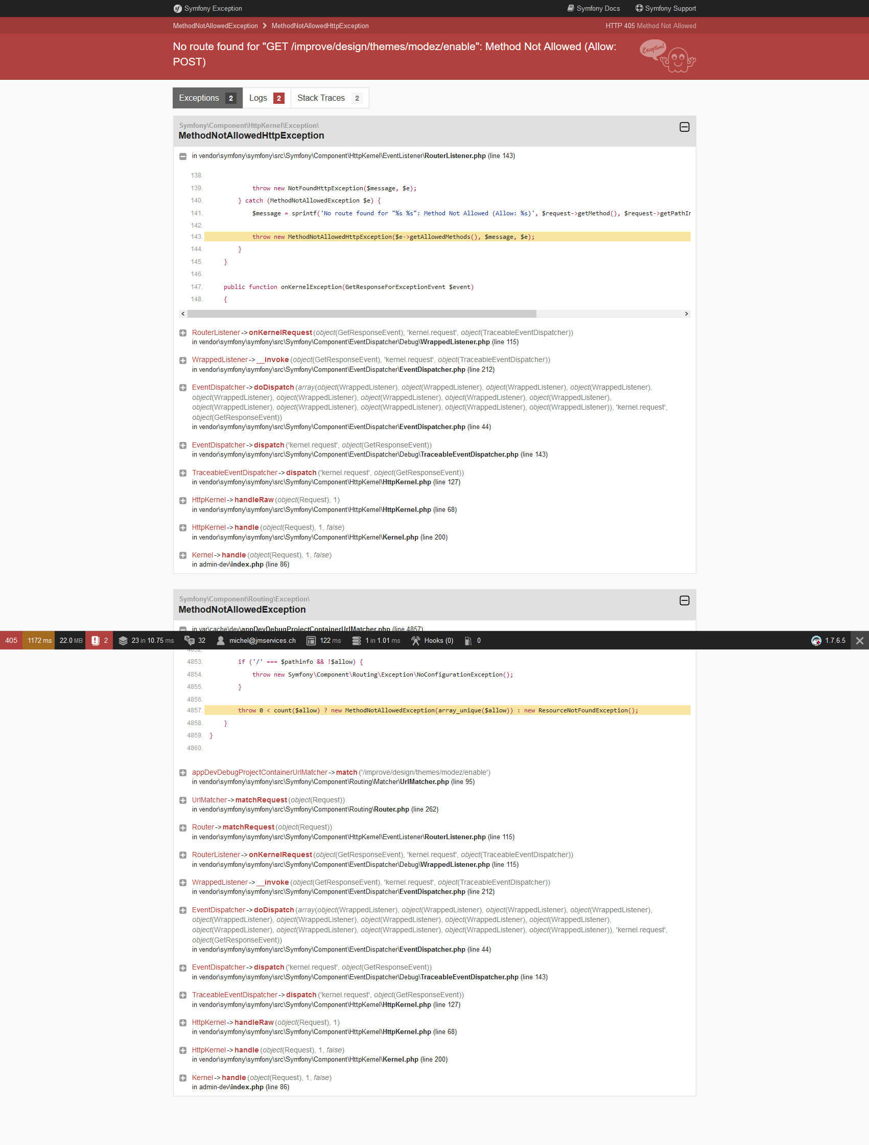 Can't install theme in dev but use it in prod · Issue #18795 · PrestaShop/PrestaShop · GitHub