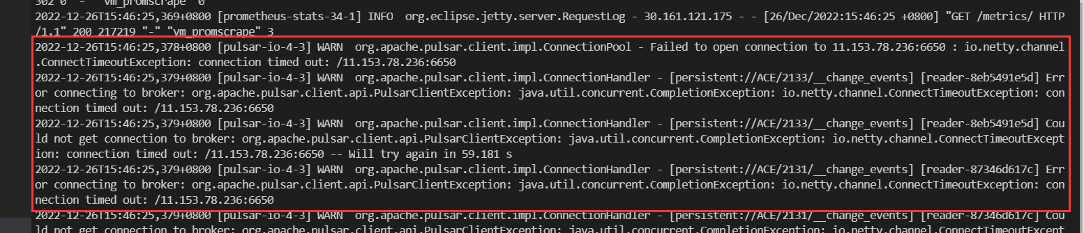 [bug] Broker Cannot Be Connected · Issue 19078 · Apache Pulsar · Github