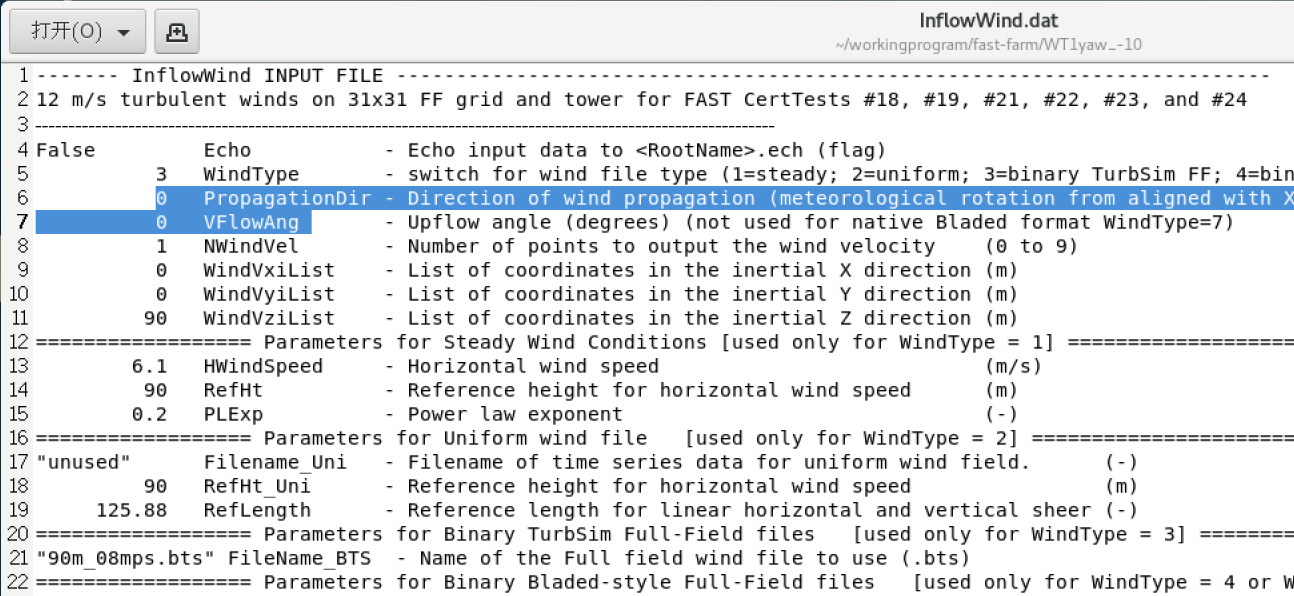 Use SOWFA to generate an inflow and give it to FAST.Farm? · Issue #1528 · OpenFAST/openfast · GitHub