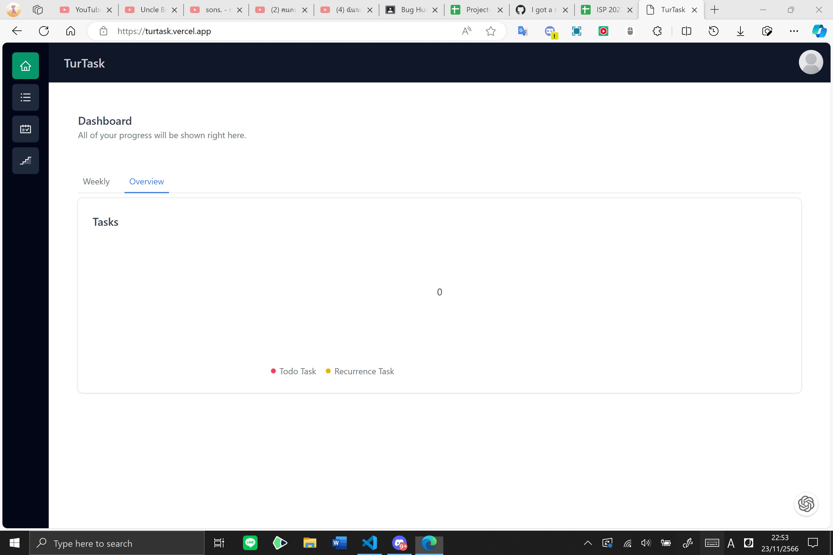 Done Task Is Not Updated In Overview Tab · Issue 75 · Turtaskprojectturtaskweb · Github