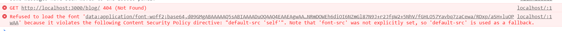 localhost/:1 Refused to load the font 'data:application/font-woff2;base64 · Issue #21 · junglejs ...