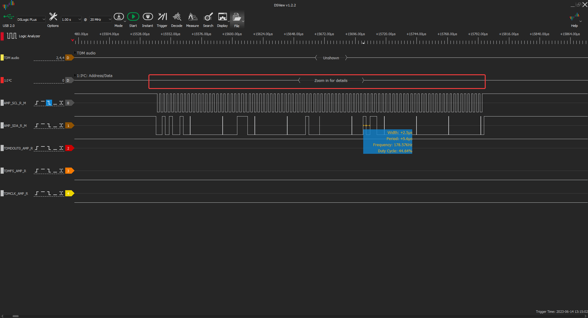 Zoom issue between live capture and .dsl file · Issue #644 · DreamSourceLab/DSView · GitHub