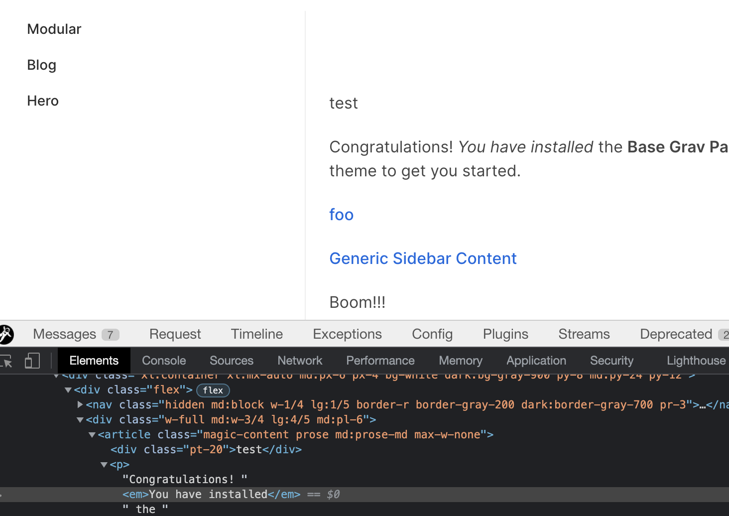 [typhoon] Italics not showing on rendered page · Issue #184 · getgrav/grav-premium-issues · GitHub