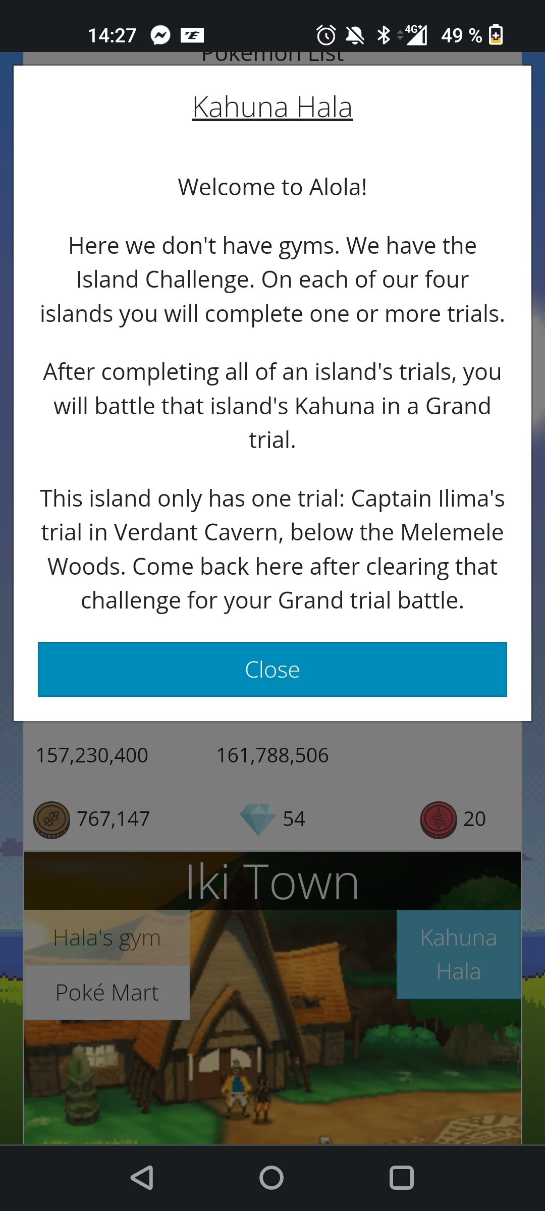 [bug] Alola Trials Are Named Gyms · Issue 2920 · Pokeclicker Pokeclicker · Github