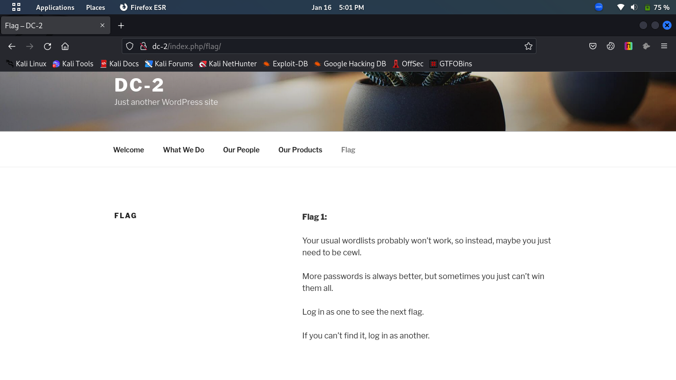 GitHub - robinpaulpeluri/DC2-Vulnhub-Walkthrough: DC2 Vulnhub Walkthrough