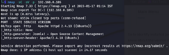 GitHub - robinpaulpeluri/DC3-Vulnhub-Walkthrough: DC3 Vulnhub Walkthrough