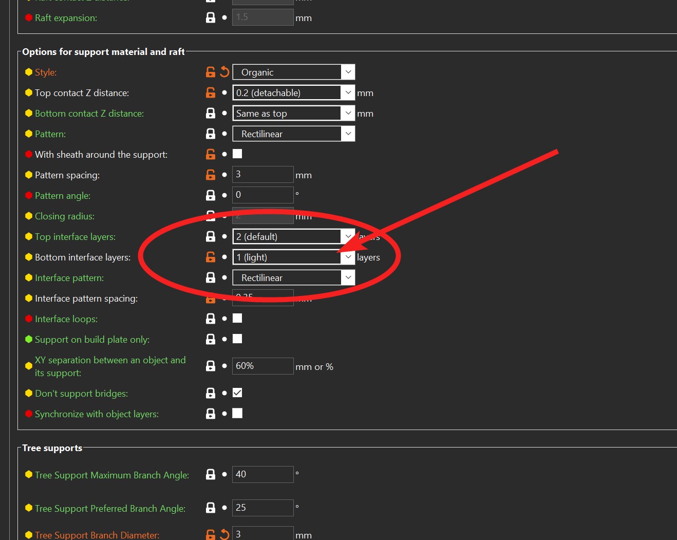 Organic Support - No bottom Interface · Issue #9740 · prusa3d ...
