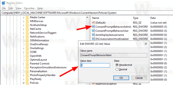 Enable UAC Prompt for Built-in Administrator with a Registry Tweak for ...
