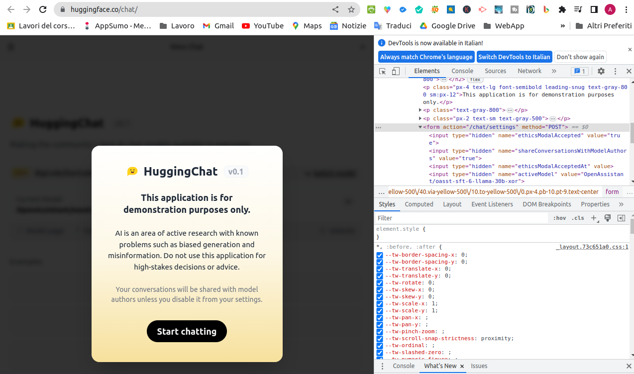 You need to accept the welcome modal first · Issue #15 · Soulter/hugging-chat-api · GitHub