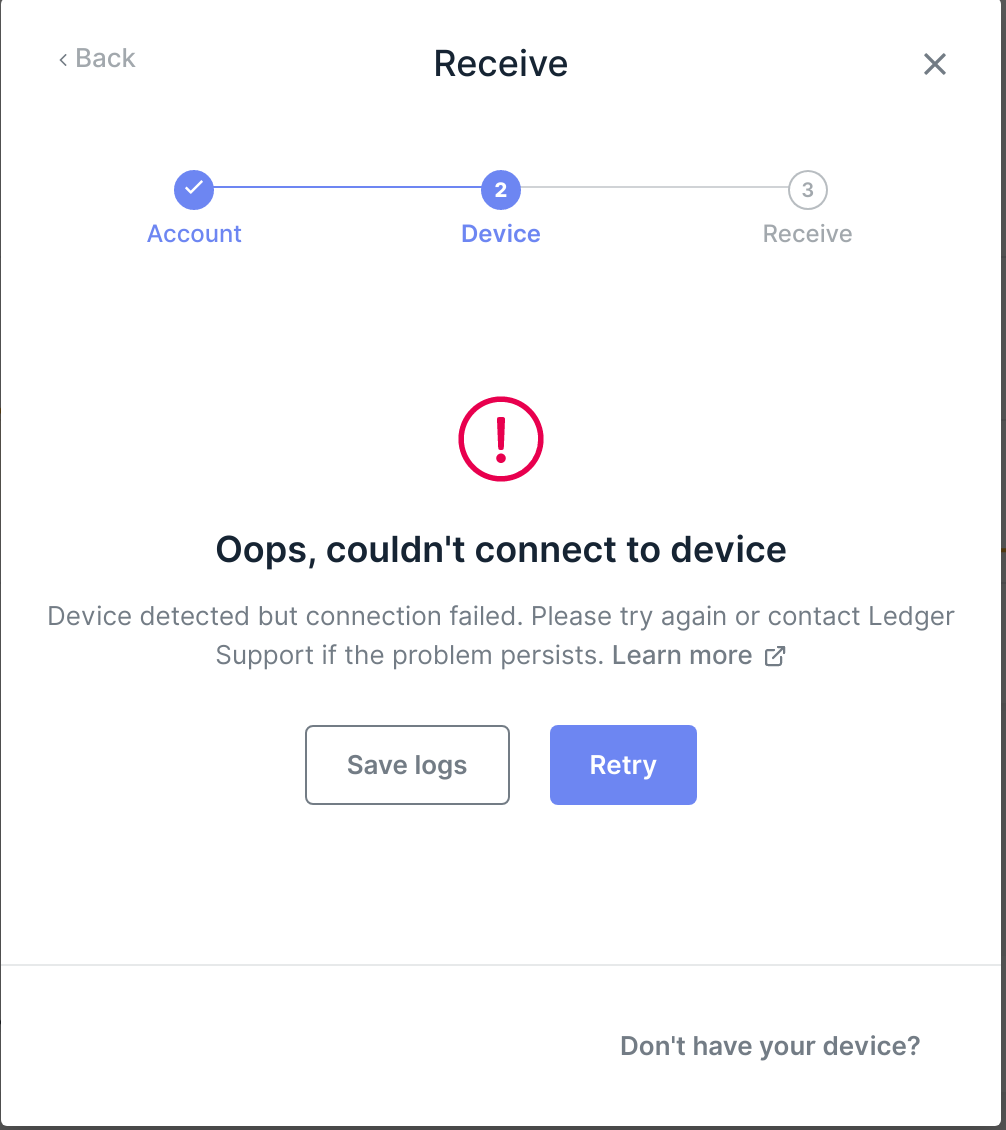 Cannot interact with Ledger apps after firmware upgrade · Issue #3303 · LedgerHQ/ledger-live ...