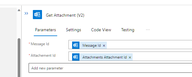 In Designer, selecting "Message ID" parameter from Office 365 Outlook connect is not saved ...