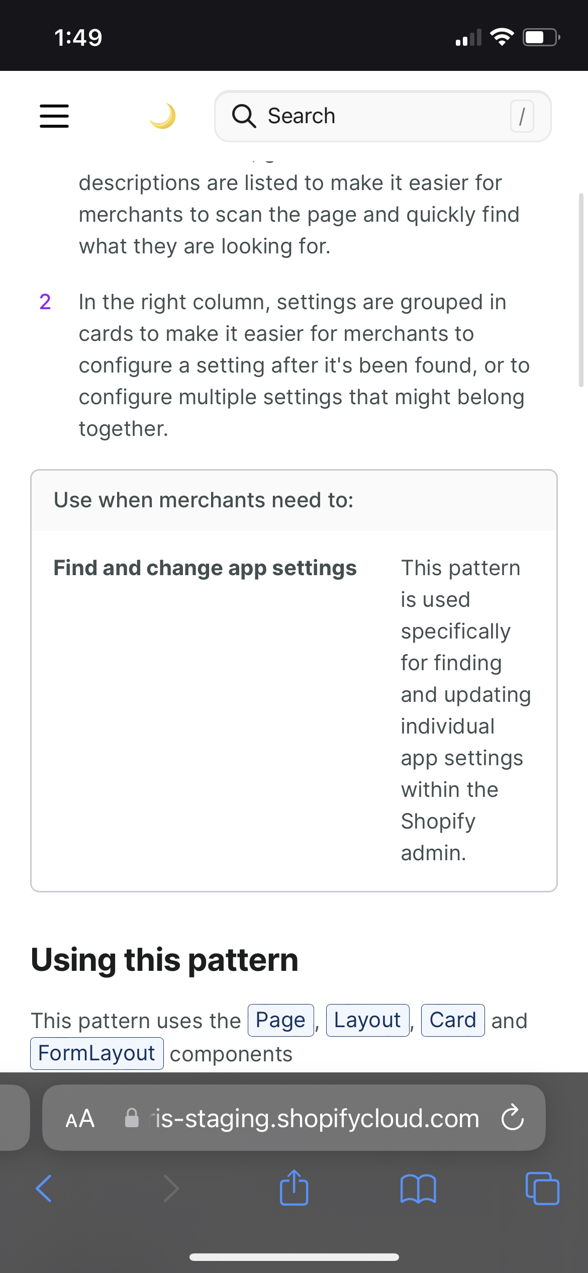 Mobile Responsive Support On Pattern Details Pages · Issue 7937 · Shopifypolaris · Github 