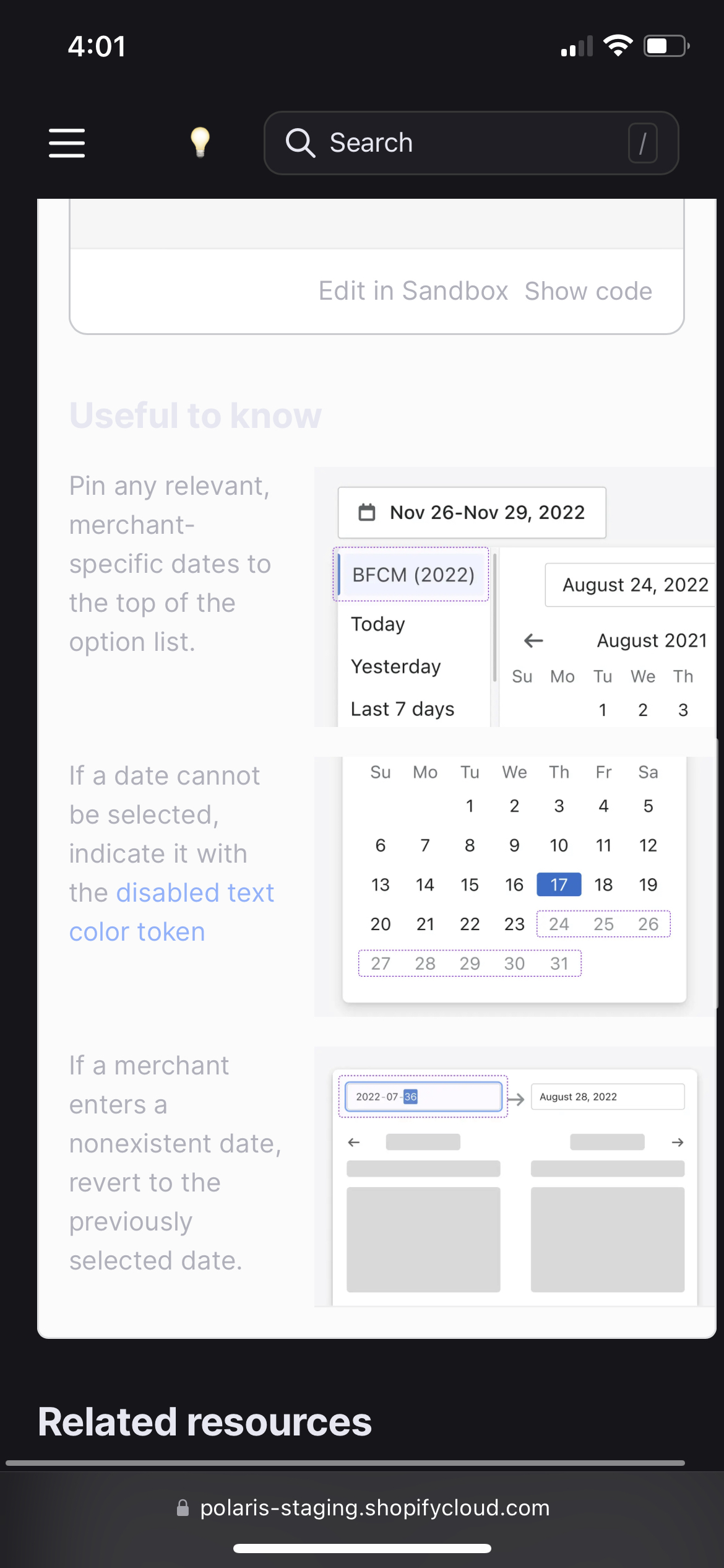 Mobile Responsive Support On Pattern Details Pages · Issue 7937 · Shopifypolaris · Github 4100
