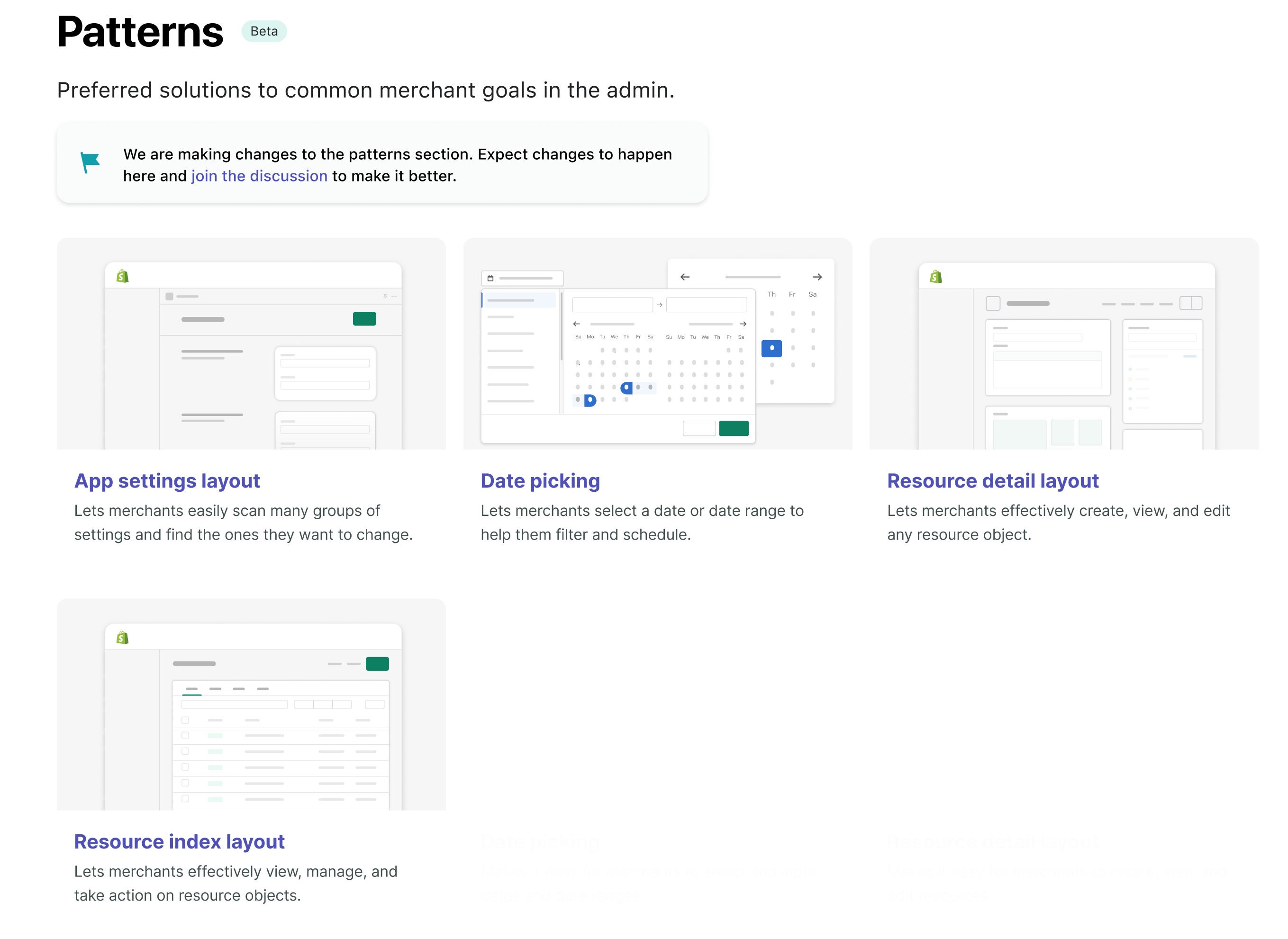 Update descriptions on pattern index page and respective pattern subtitle · Issue #8003 ...