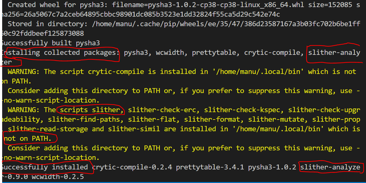 slither: command not found · smartcontractkit full-blockchain-solidity-course-js · Discussion ...