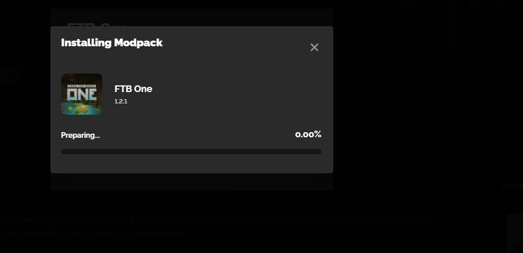 [Bug]: FTB One won't download · Issue #1053 · FTBTeam/FTB-Modpack ...