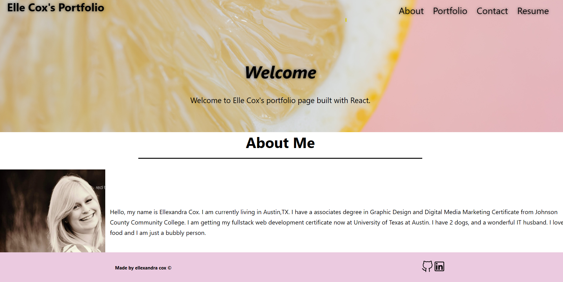 GitHub - chickengong/react-portfolio: react portfolio