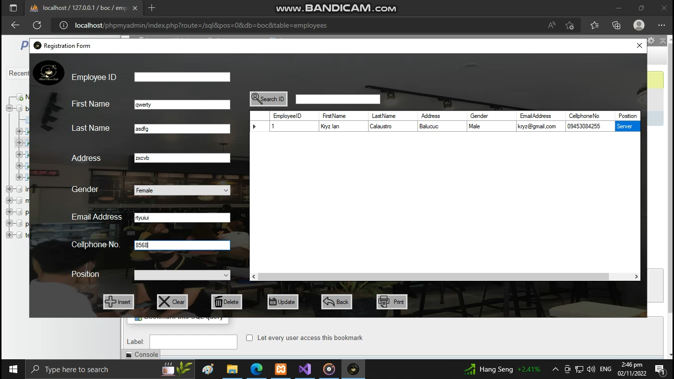 GitHub - eankriss/BOC_SYSTEM