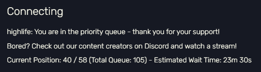 Bronze supporter (and presumably even silver) is not benefitting from prio queue sufficiently ...