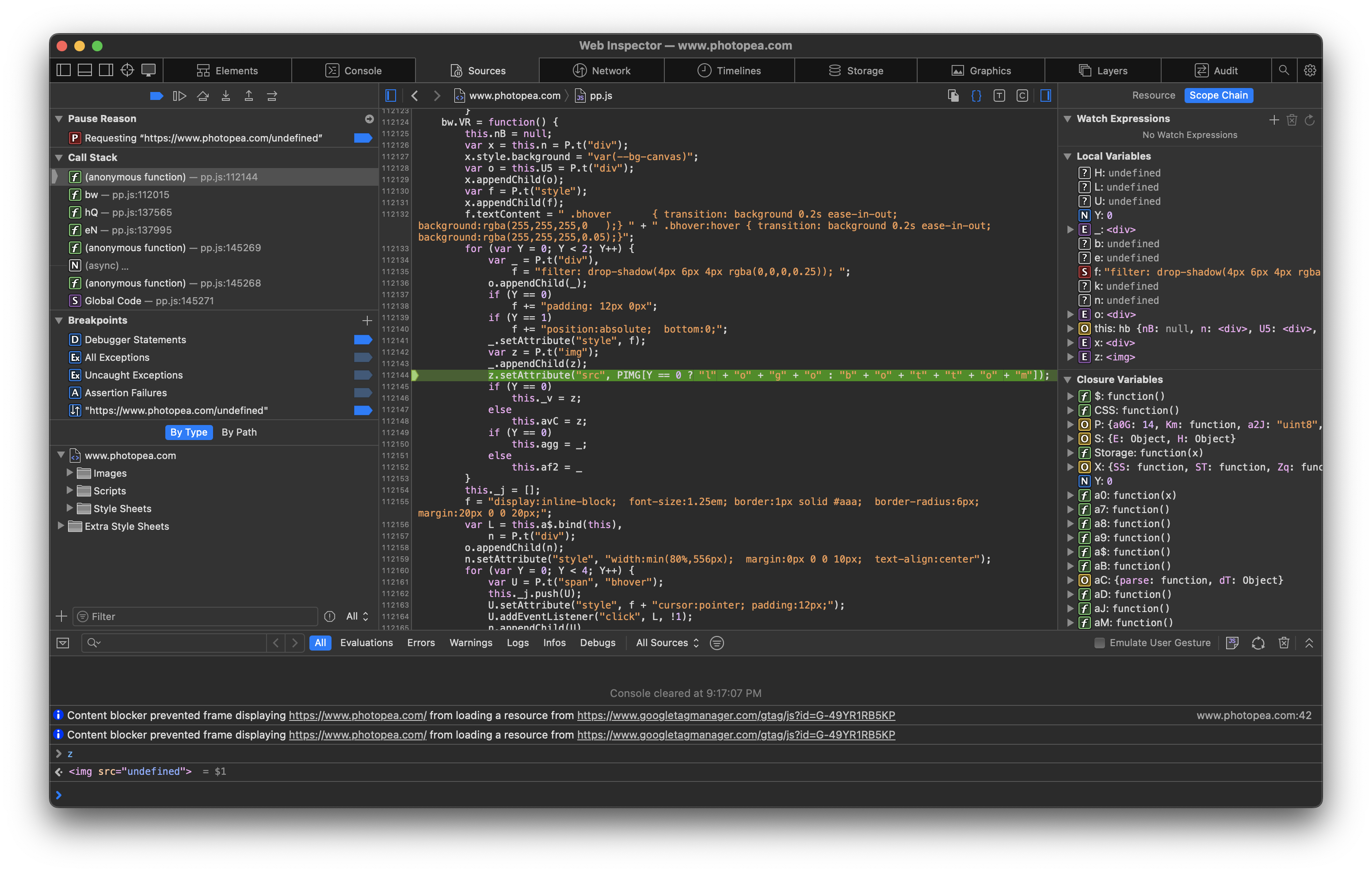 logged - the app won't load · Issue #5909 · photopea/photopea · GitHub