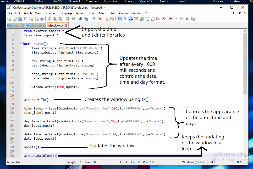 GitHub - CalmiraII204/pyclock: This is a clock that is made with Python