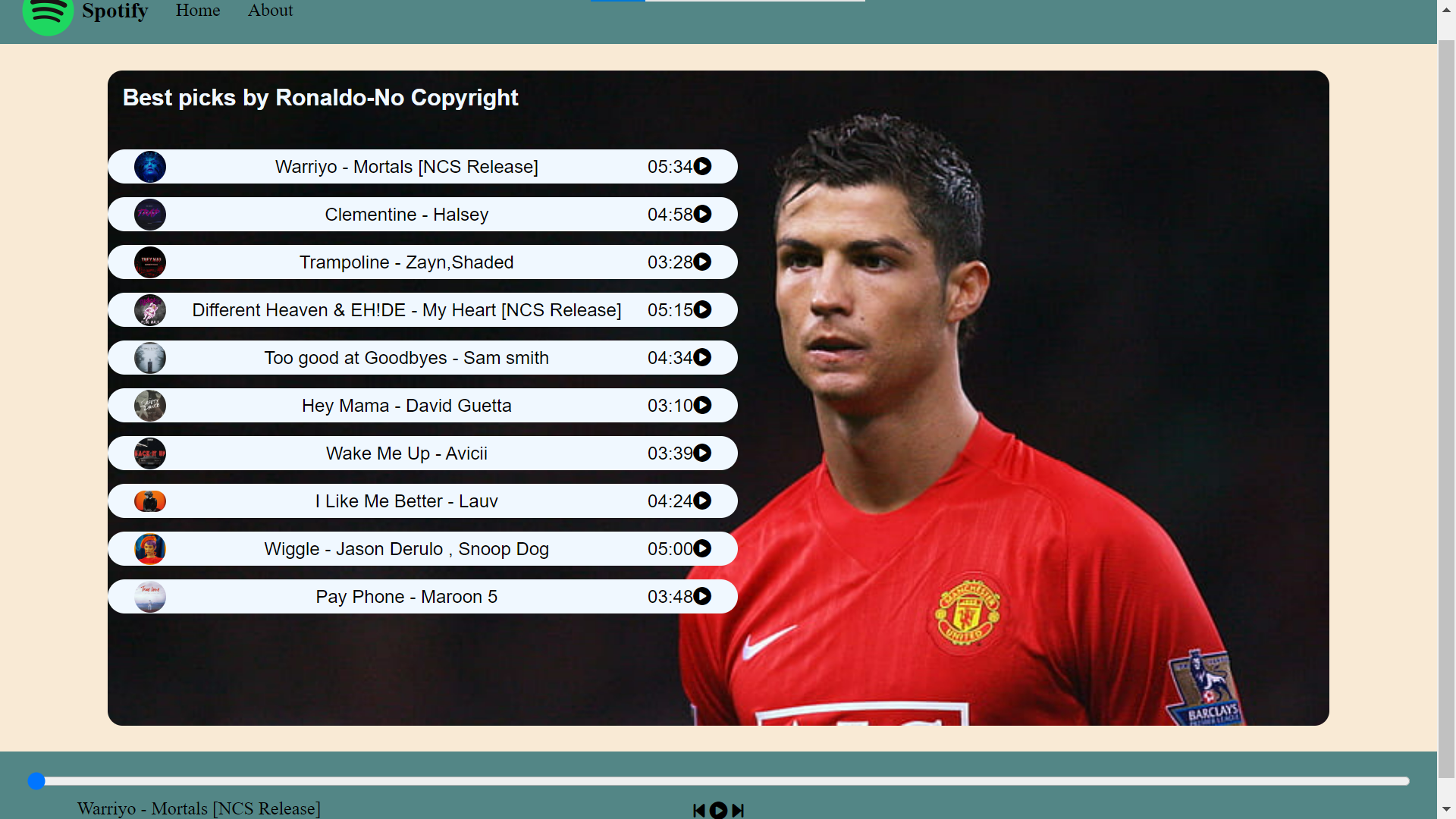 GitHub - simran-261/Spotifyclone