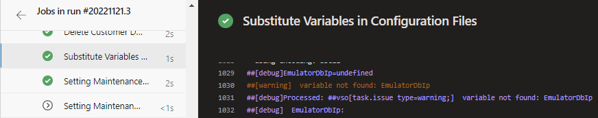 ActionOnMissing not logging warning · Issue #290 · qetza/vsts-replacetokens-task · GitHub