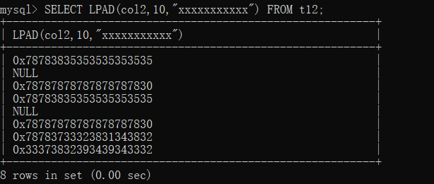 Bug Error Using Lpad And Rpad For Binary And Varbinary Types · Issue 8761 · Matrixorigin 